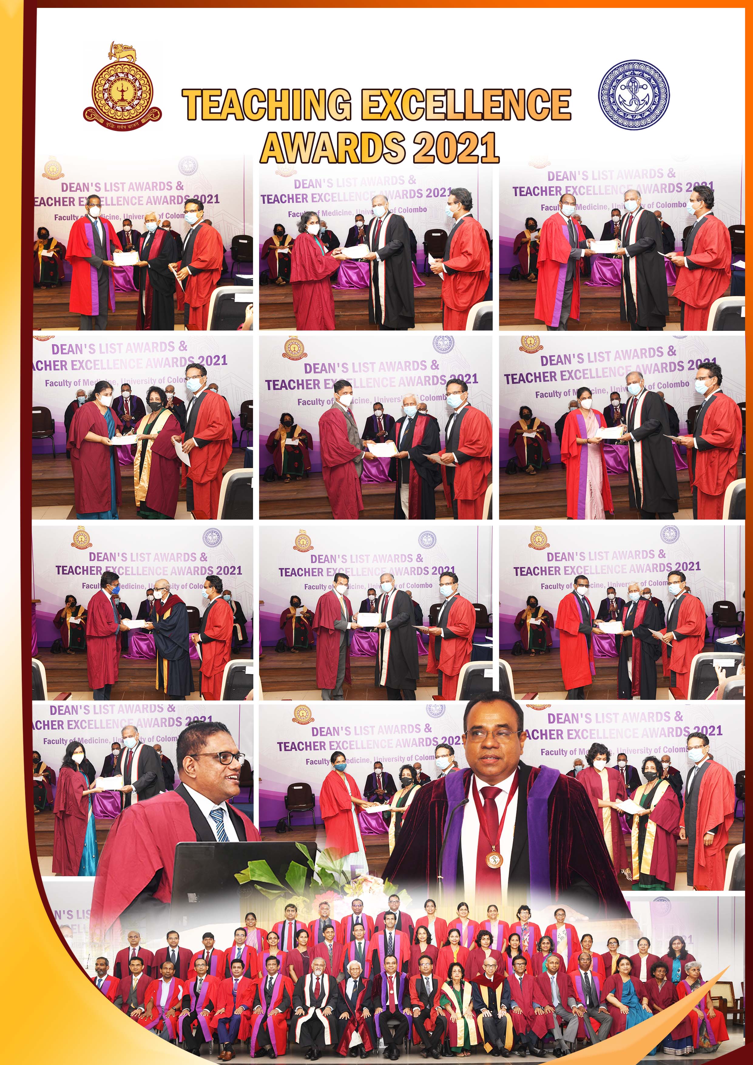 Teaching Excellence Awards, as awarded in the year 2021 | FOM