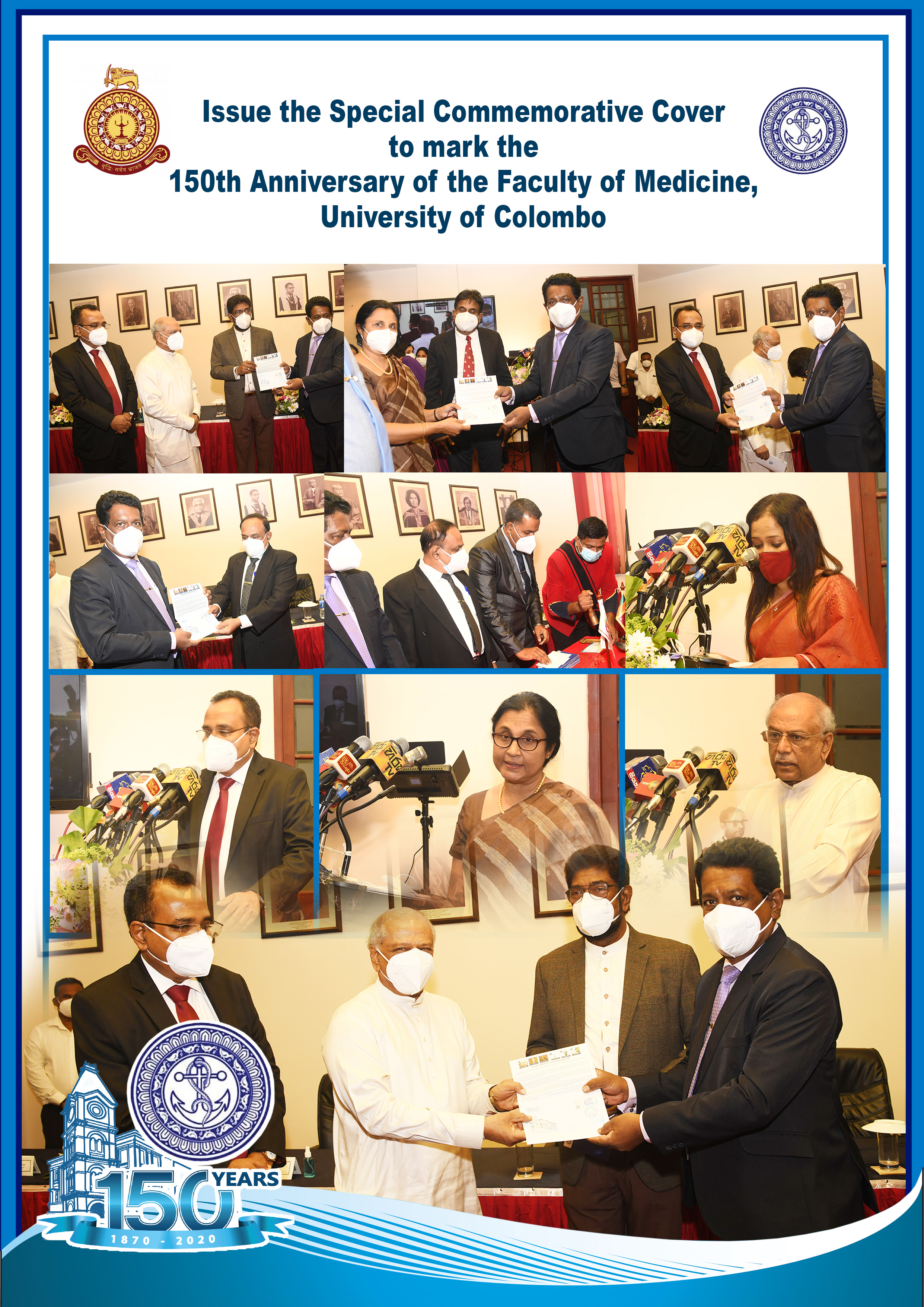 The special commemorative cover to celebrate the 150th Anniversary of ...