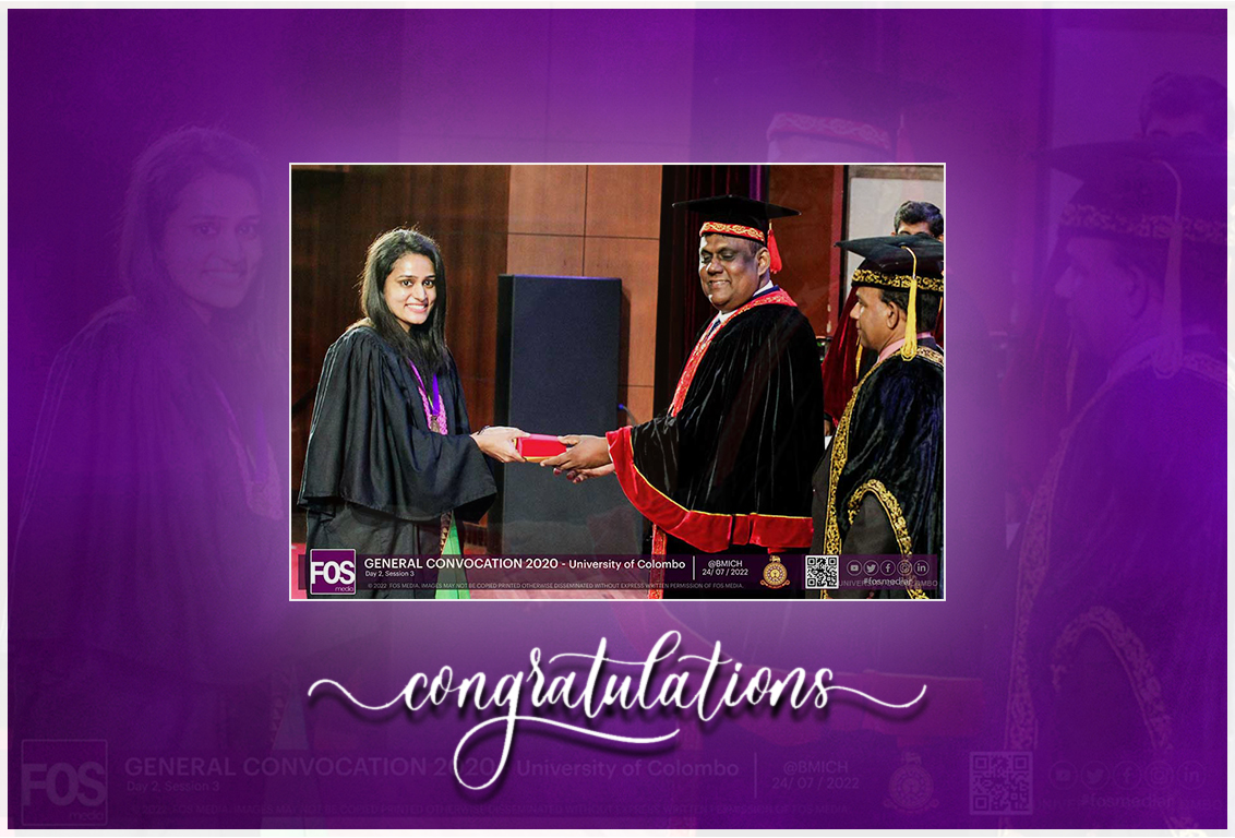 D. P. P. Samarasekara Peace Prize – General Convocation 2020 | FOM