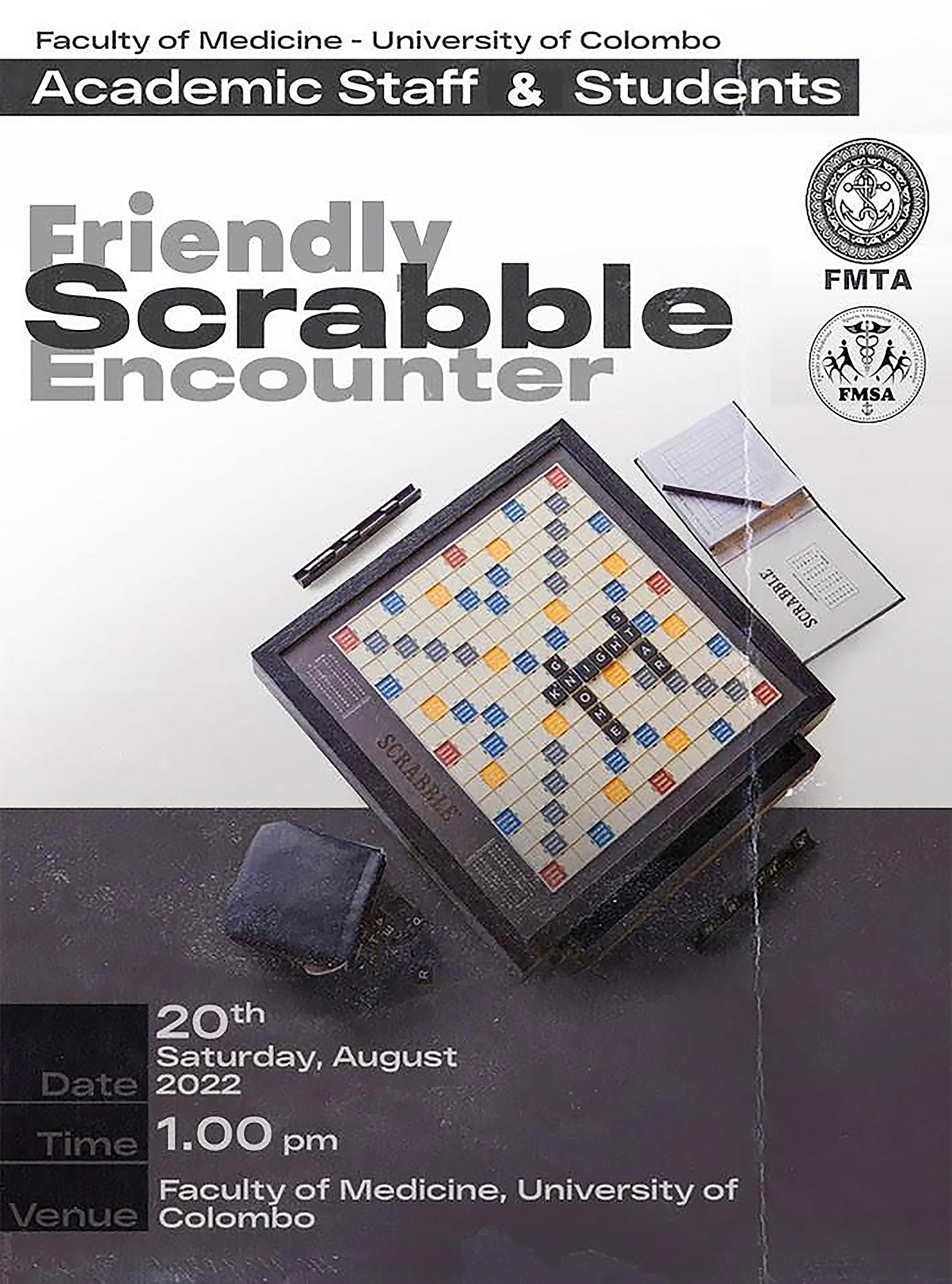 Friendly Scrabble Encounter – Faculty of Medicine, University of ...