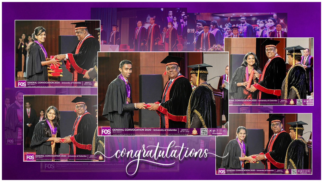 General Convocation 2020 – University of Colombo | FOM