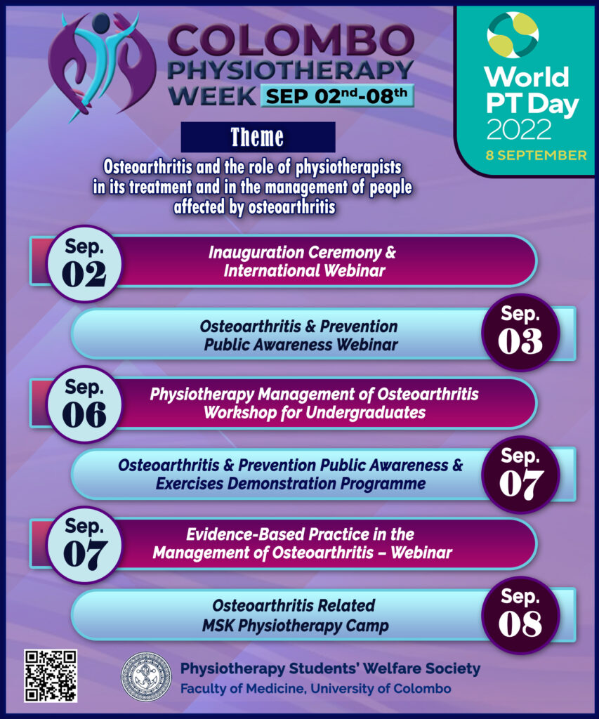 Colombo Physiotherapy Week 2022 | FOM