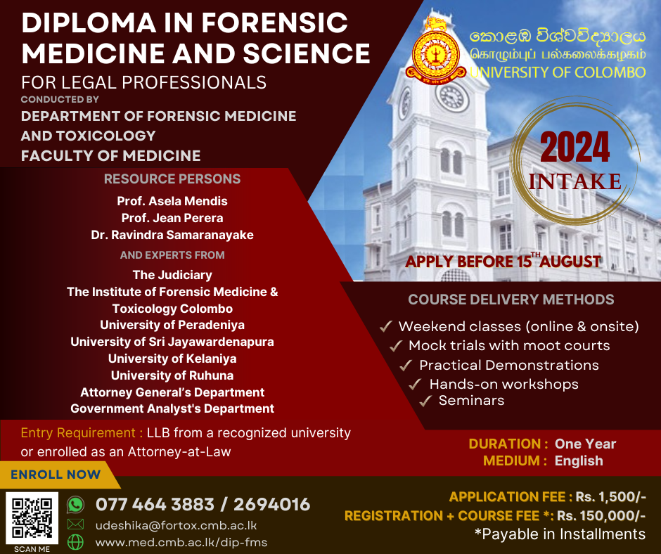 Diploma in Forensic Medicine & Science (For Legal Professionals) | FOM